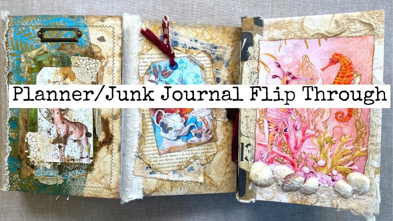Planner/Junk Journal Flip Through Feb - Oct 2022 - YouTube
