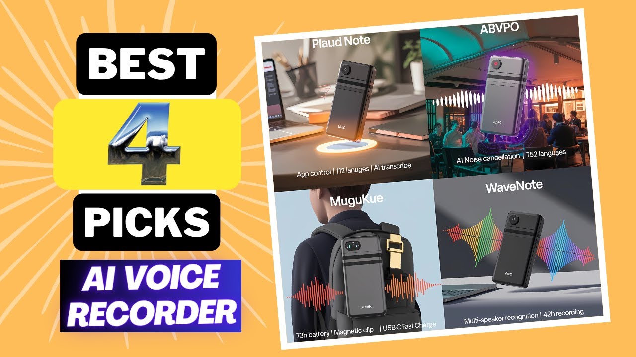 Best AI-Powered Voice Recorders 2025 – Smarter Way to Take Notes! - YouTube