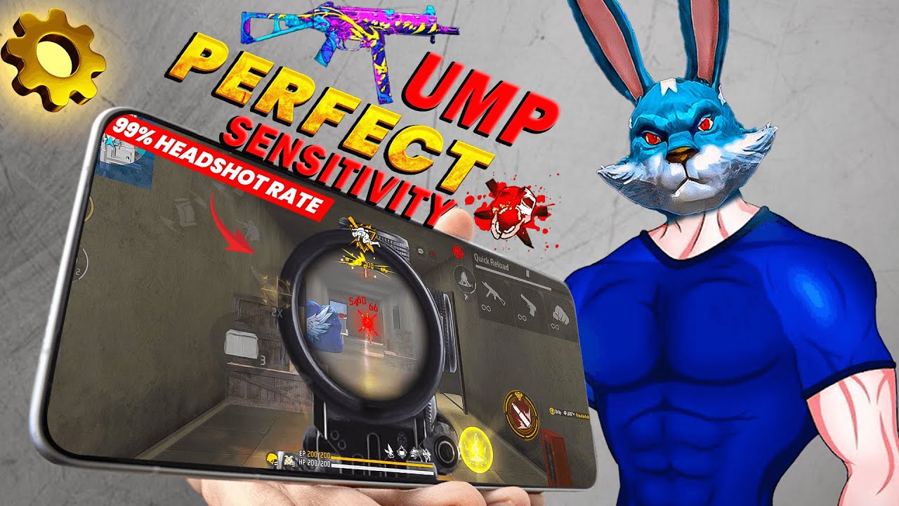 UMP Perfect Sensitivity Setting For Auto Headshot⚙️ 2gb, 4gb, 6gb Ram Headshot Sensitivity ...