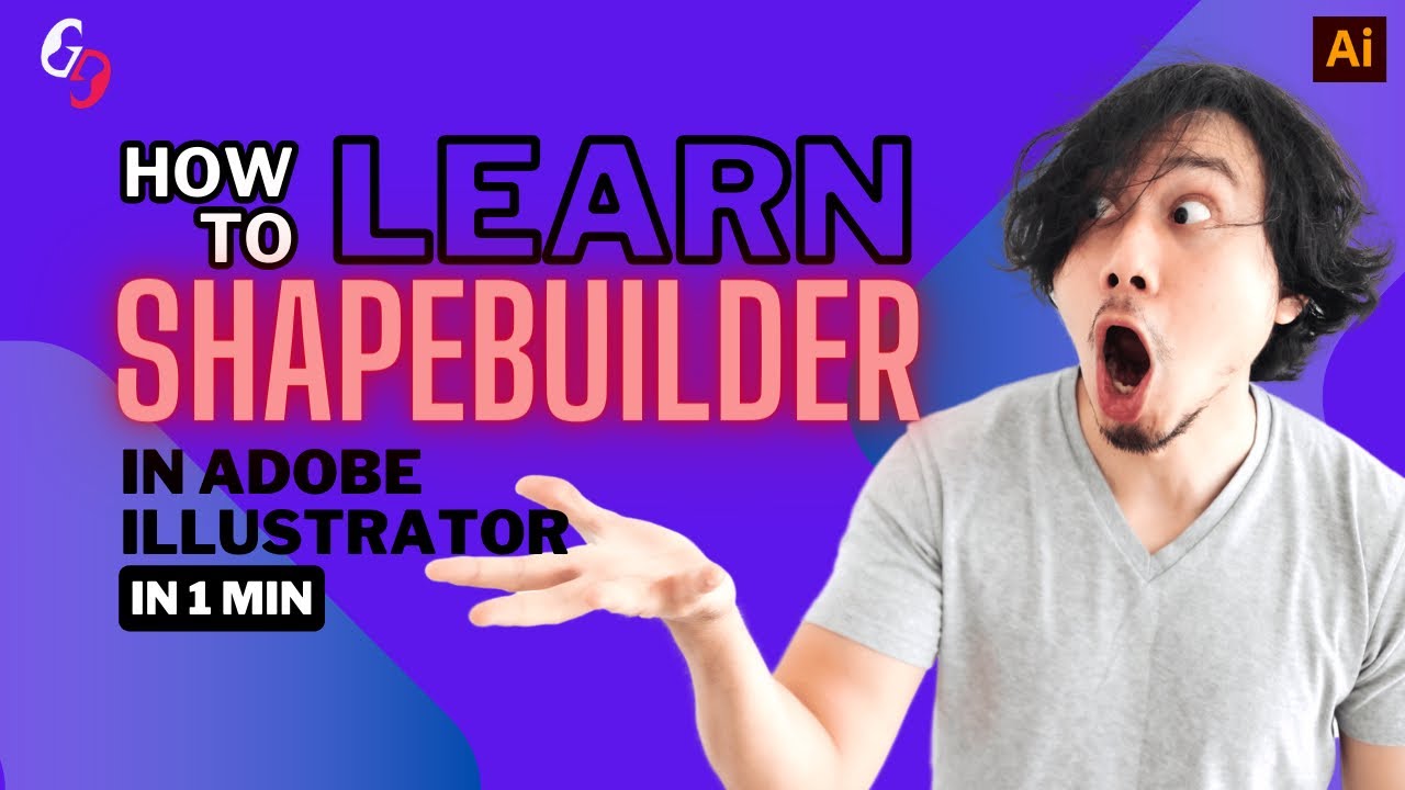 How to use SHAPEBUILDER ||ADOBE ILLUSTRATOR || in 1 min - YouTube