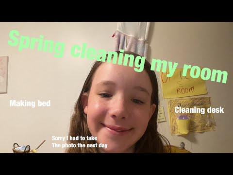 Spring clean my room with me
