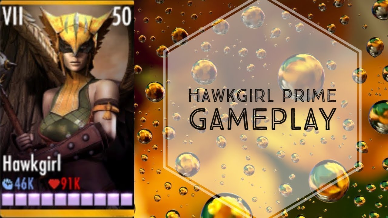 Injustice Gods Among Us Hawkgirl Prime Gameplay Elite VII - YouTube
