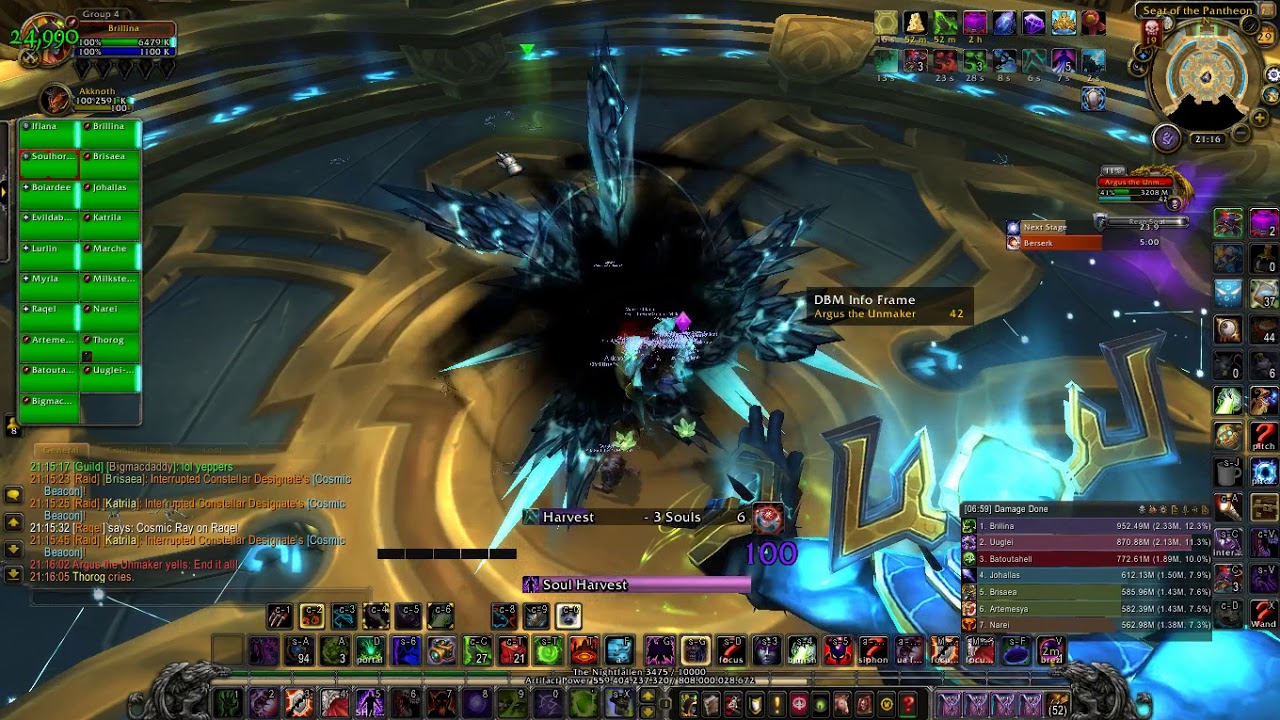 Heroic Argus affliction lock - YouTube