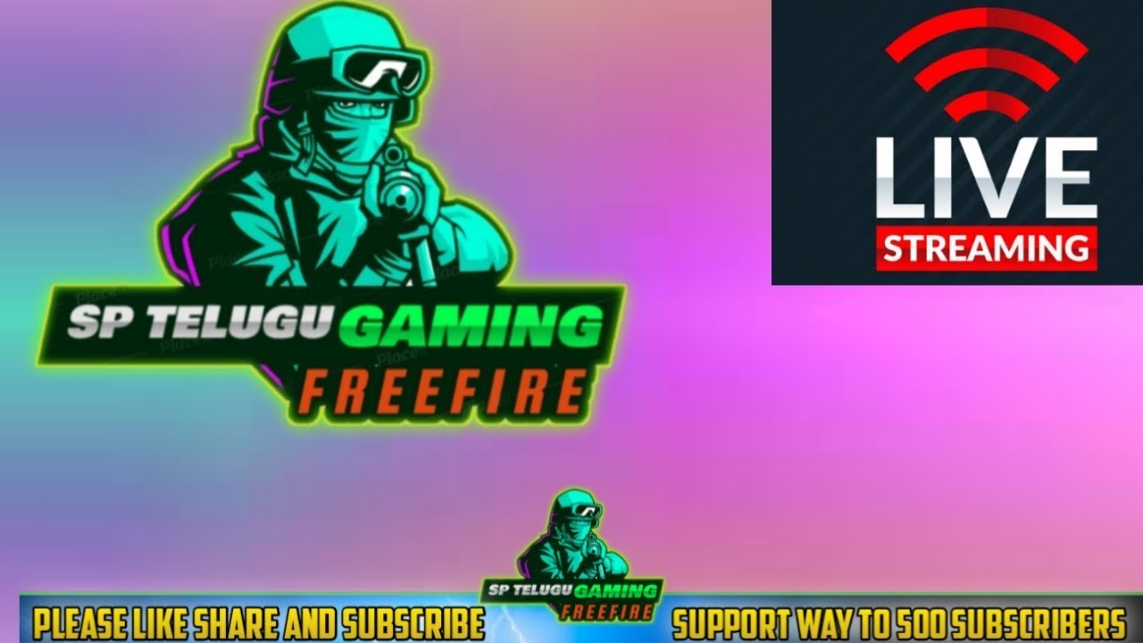 SP Telugu GAMING FF Live Stream || FREEFIRE TELUGU || LIVE GAMES - YouTube