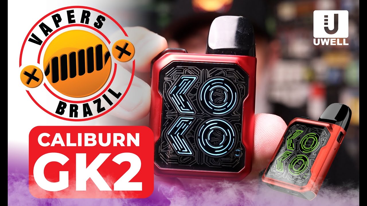Uwell Caliburn GK2 Pod - O Novo KoKo - Review PTBR - YouTube