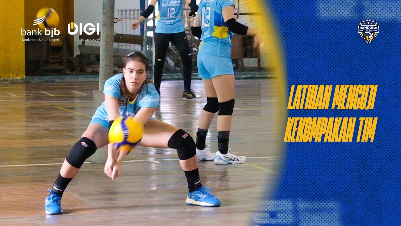 Intip Keseruan Sesi Latihan tim Bandung bjb Tandamata - YouTube