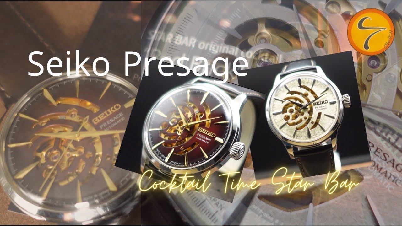 精工 Presage Cocktail Time Star Bar Tokyo | SSA455J1 | SSA457J1 | Seiko ...