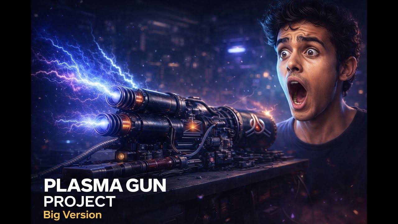 We Built a REAL Plasma Gun 😳 | Working Science Project#science# ...