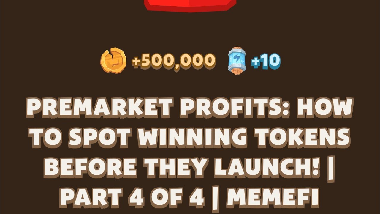 PREMARKET PROFITS: HOW TO SPOT WINNING TOKENS BEFORE THEY LAUNCH ...
