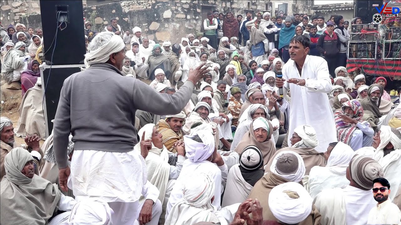 जयराम ठेकला का उभरता गुस्सा प्रोग्राम टोडिया का बास में बाबा ने लगाई ...