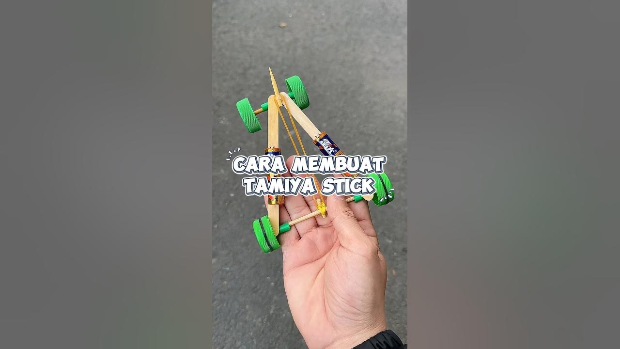DIY Cara Membuat Tamiya Dari Stick Es Krim - YouTube