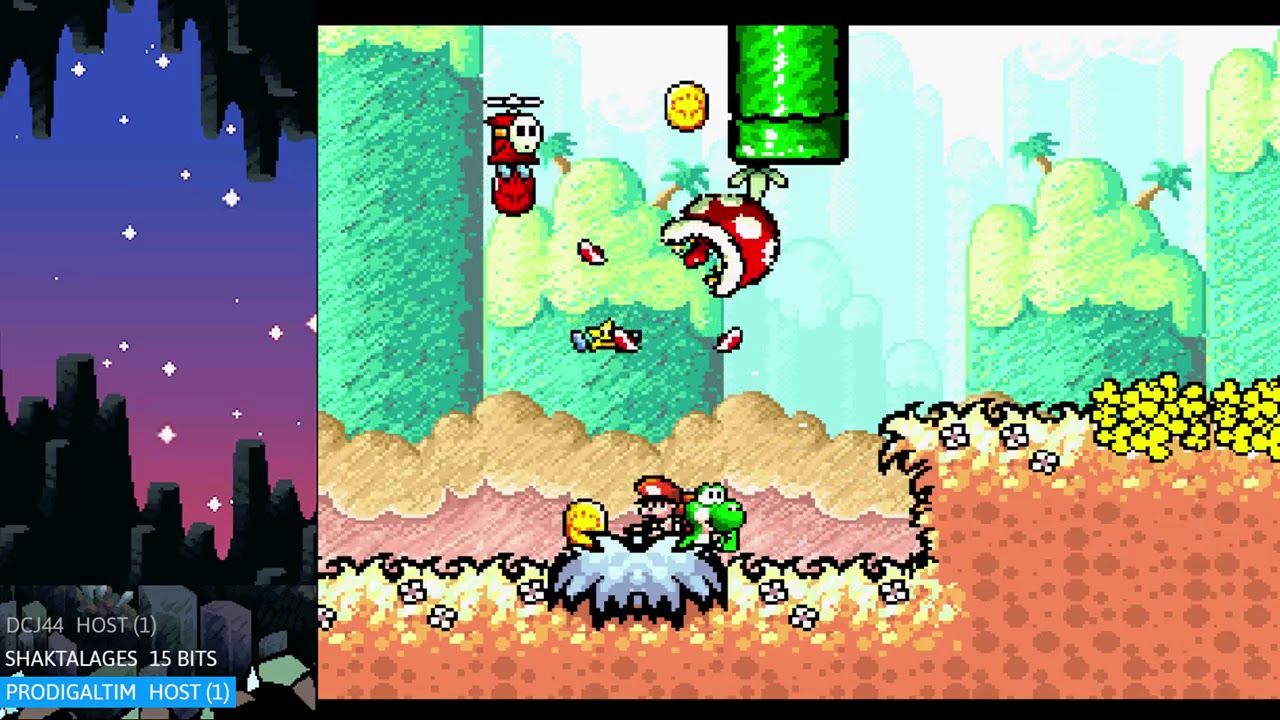 Yoshi's Island 2+2 Romhack 1-1 100% Speedrun in 1:07.451 - YouTube