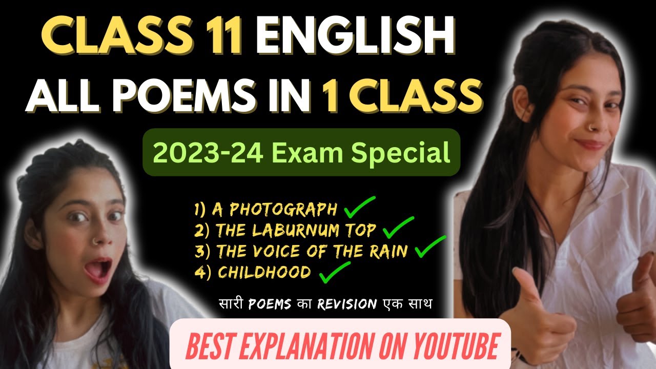 Class 11 All Poems Revision | Class 11 | Half Yearly | सारी Poems का ...