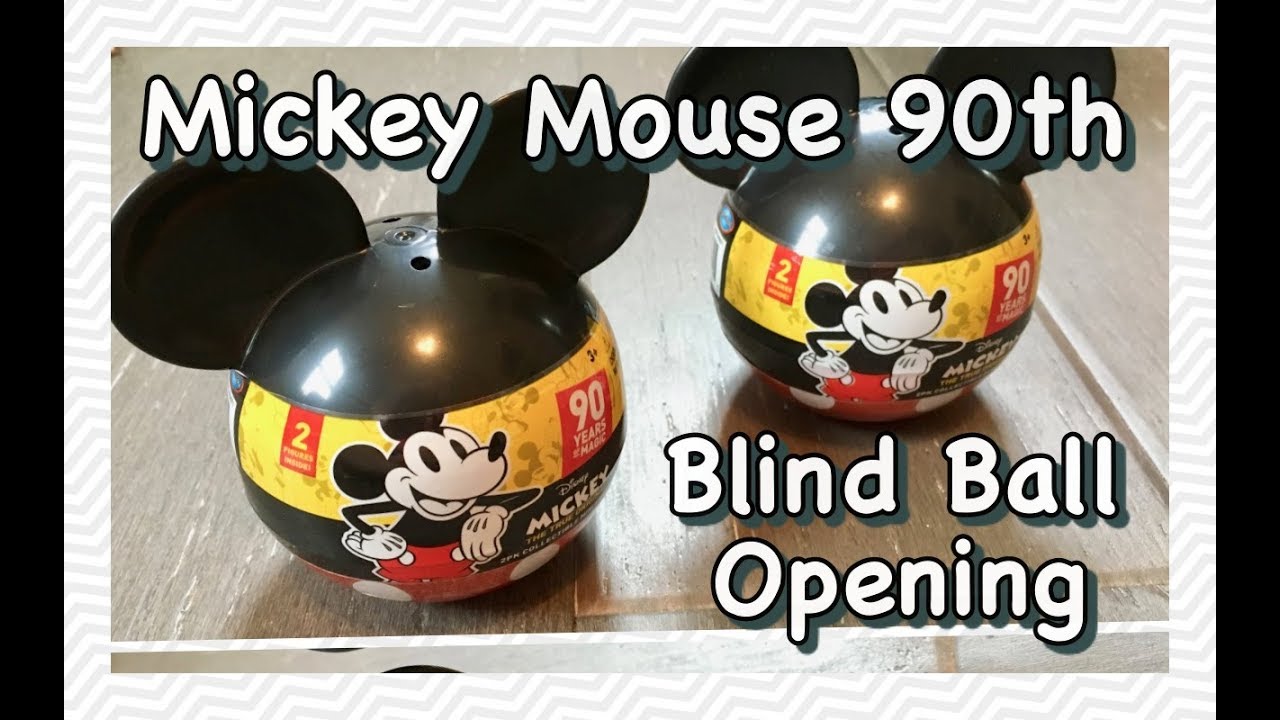Mickey Mouse 90th Celebration Target Blind Ball Unboxing - YouTube