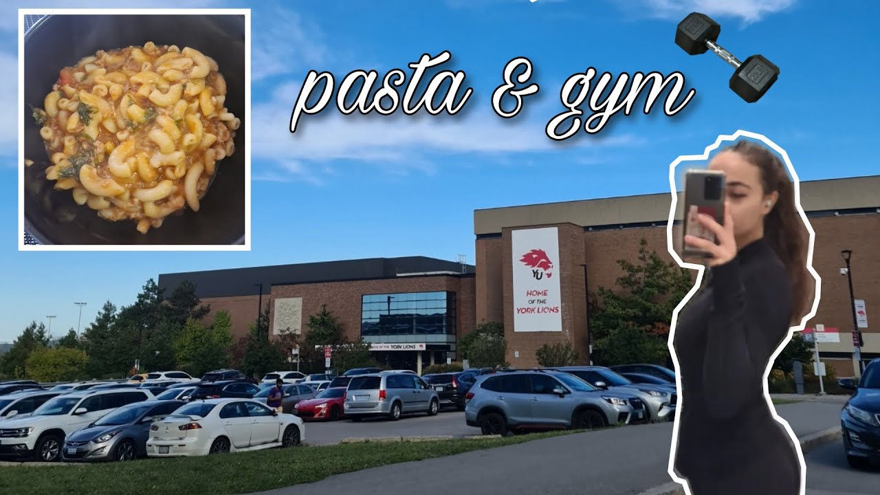 Let's make some pasta with meat & go for the gym|Canada #19 - YouTube