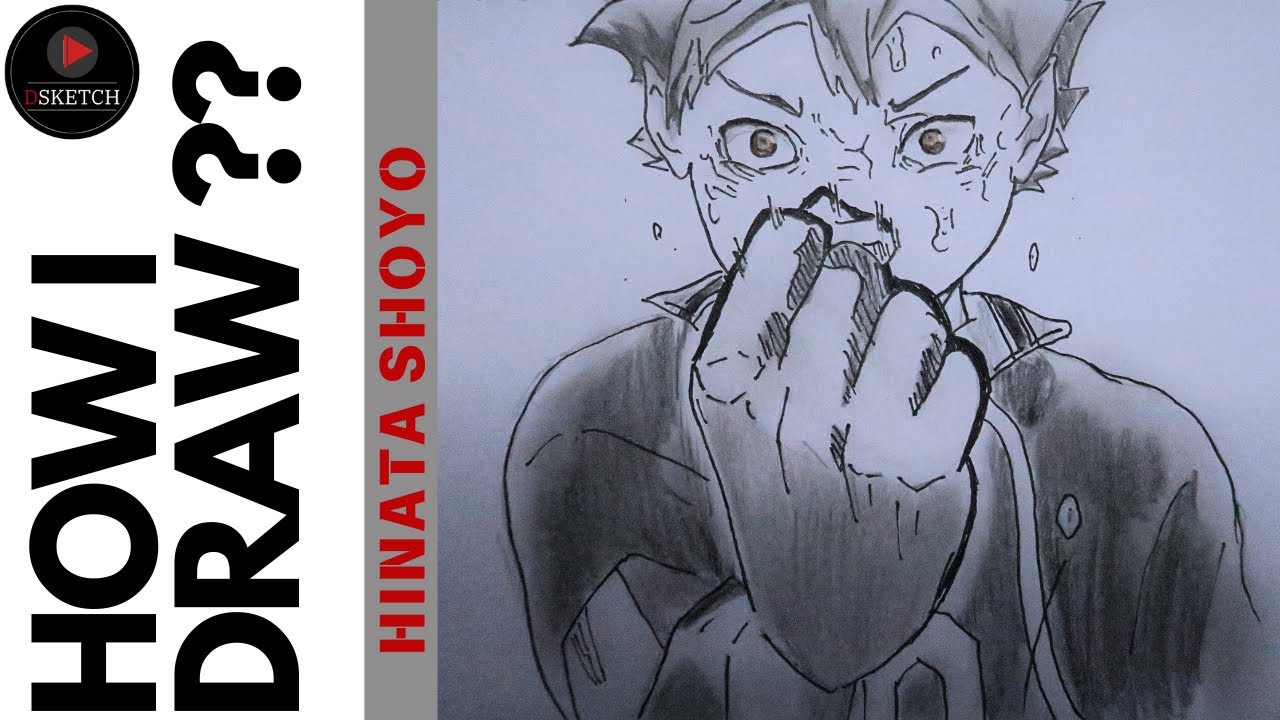 How I Draw HINATA SHOYOO ???? | Easy to Draw | Draw Anime | HAIKYUU ...
