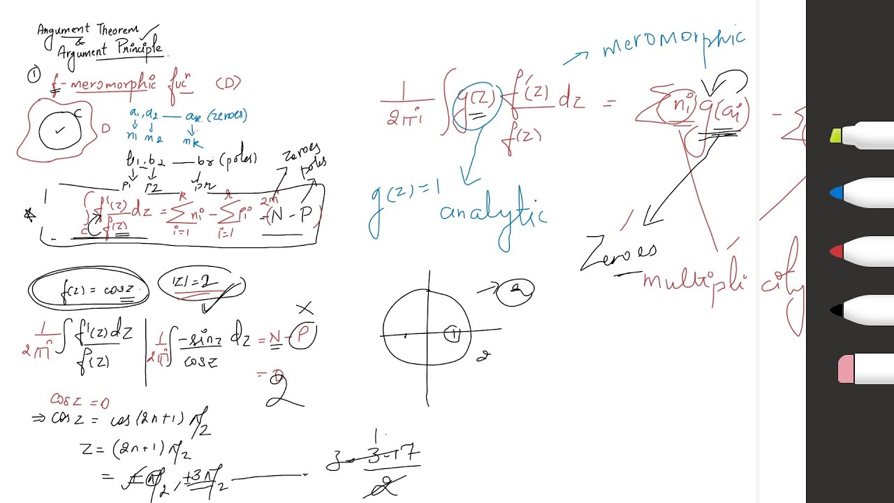 Argument Theorem and Argument Principle (Lec-32) - YouTube
