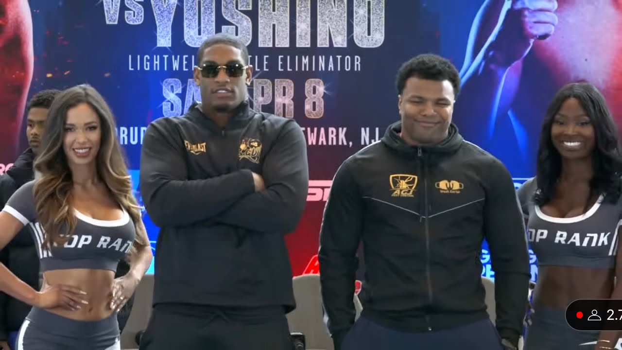 Jared Anderson vs George Arias the weigh in b4 the fight - YouTube