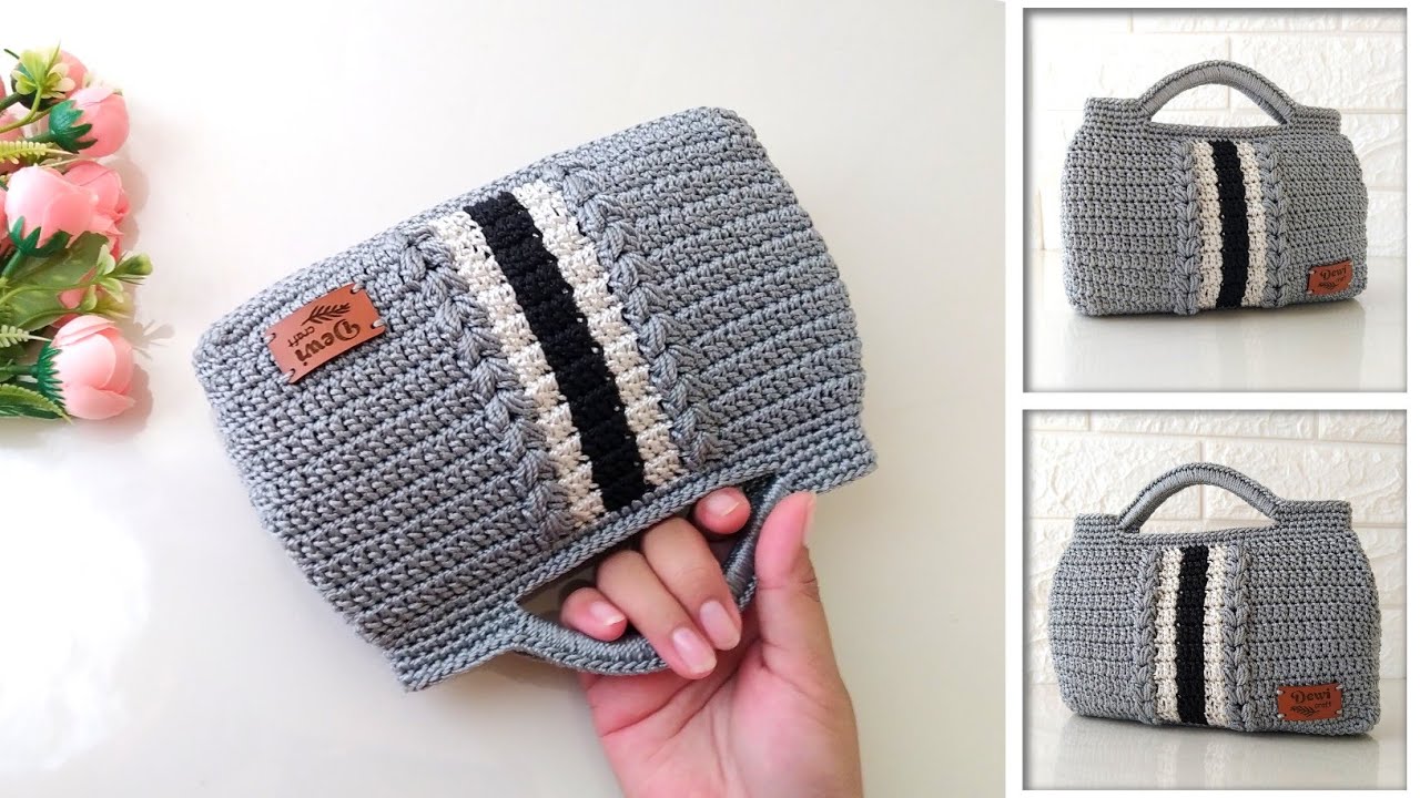 WOW 😱 VERY CUTE CROCHET HANDBAG, TAS RAJUT HANDBAG IMUT-IMUT DAN CANTIK ...
