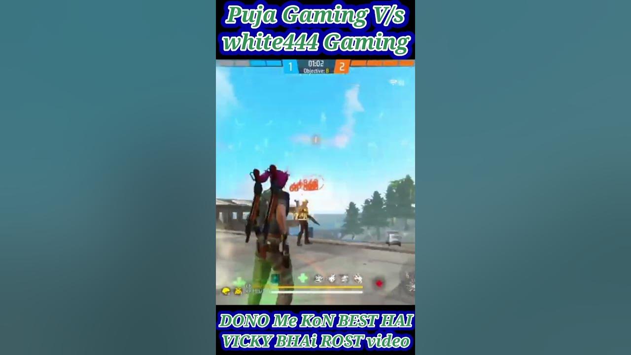 White444 Gaming V/s Puja Gaming ||🤣🤣 #trending IMPOSSIBLE #freefire @Riotgaming #viralvideo # ...