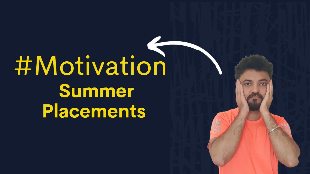 I was last to get Placement! in Top MBA College!!! #Motivation | Summer ...