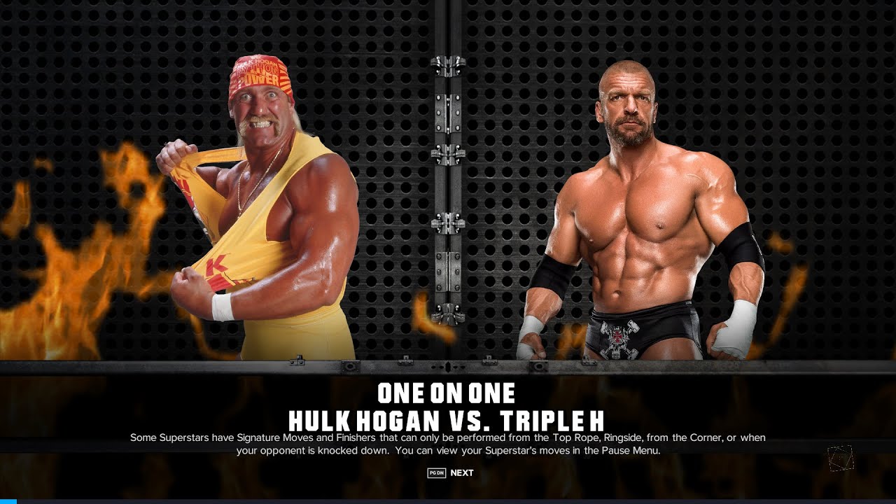 [ lucha underground spring 1 round ] - hulk hogan vs triple h - YouTube