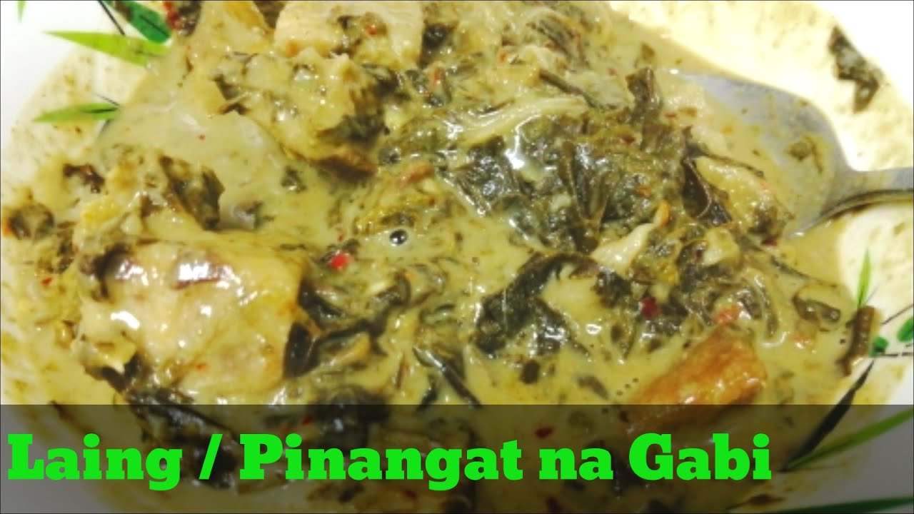 Laing / Pinangat na Gabi by Kusina Dominico - YouTube