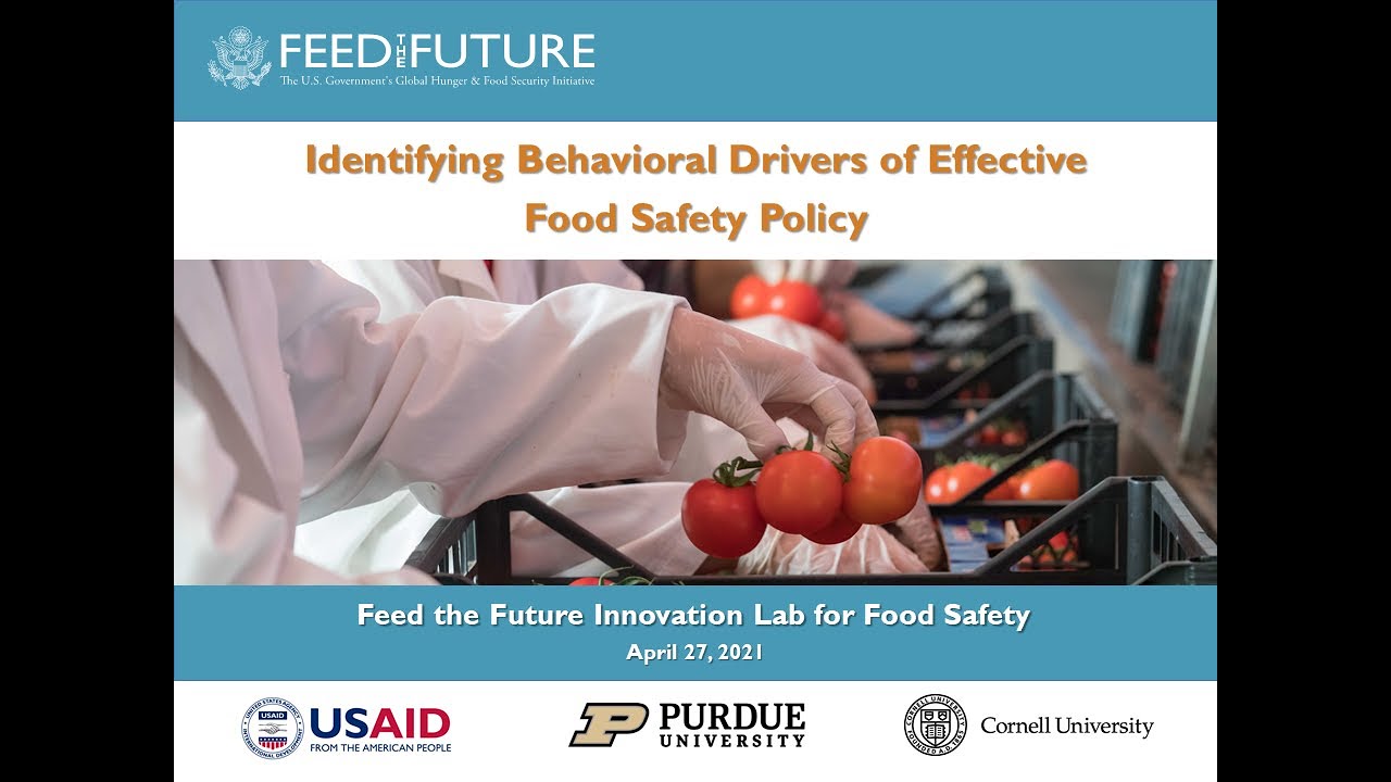 Webinar Series: Identifying Behavioral Drivers of Effective Food Safety ...