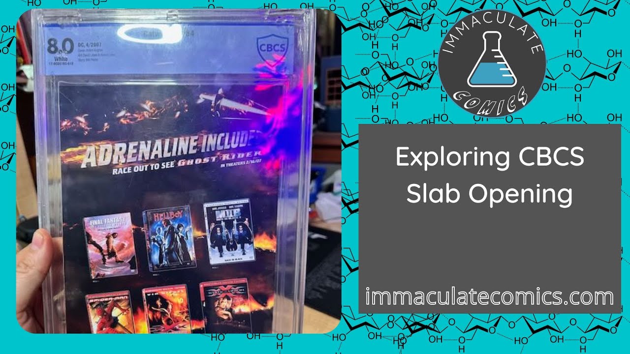 Exploring the opening and resealing of a CBCS Comic Slab - YouTube