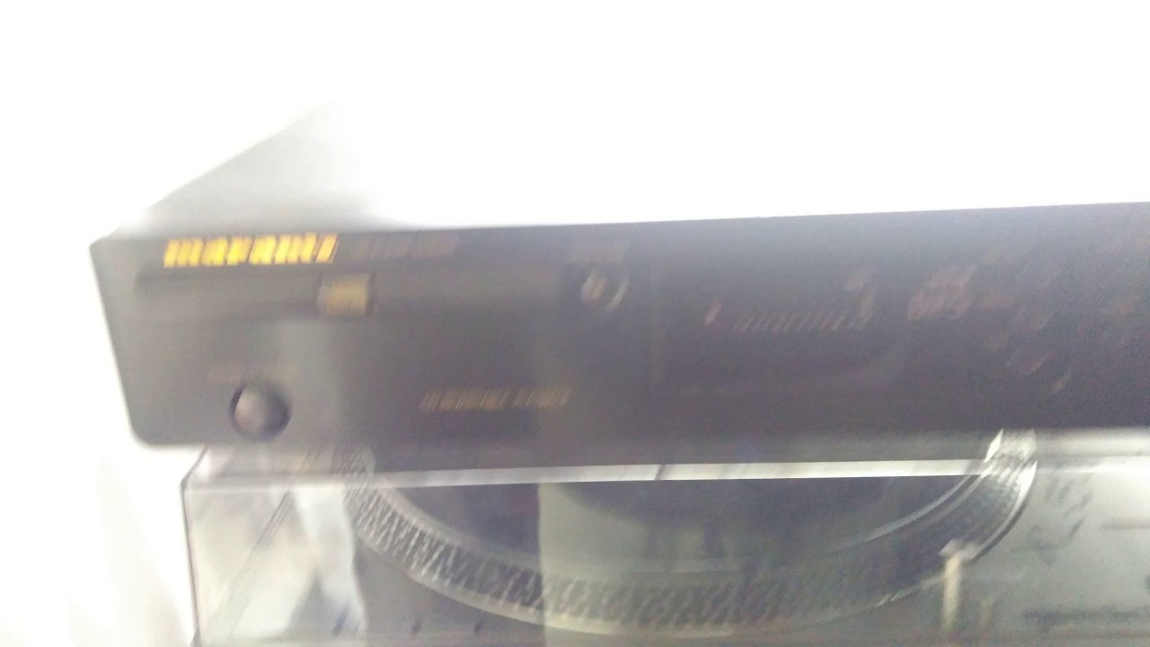 marantz cd5000 test video - YouTube