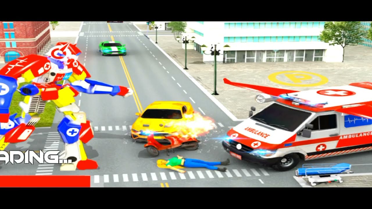 Robot Ambulance Transformers #ambulance #transformation - YouTube