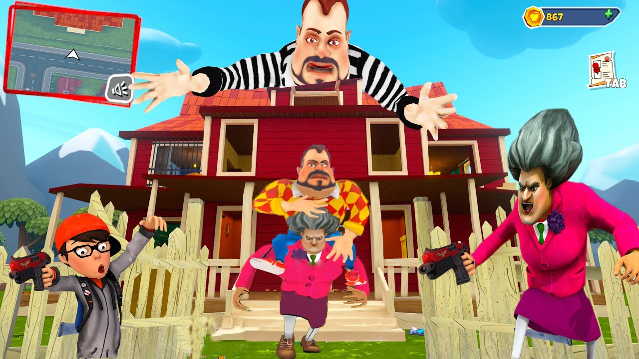 Dark Riddle New Update 1.3.1.0 ( MOD APK ALL SKINS SCARY TEACHER ...