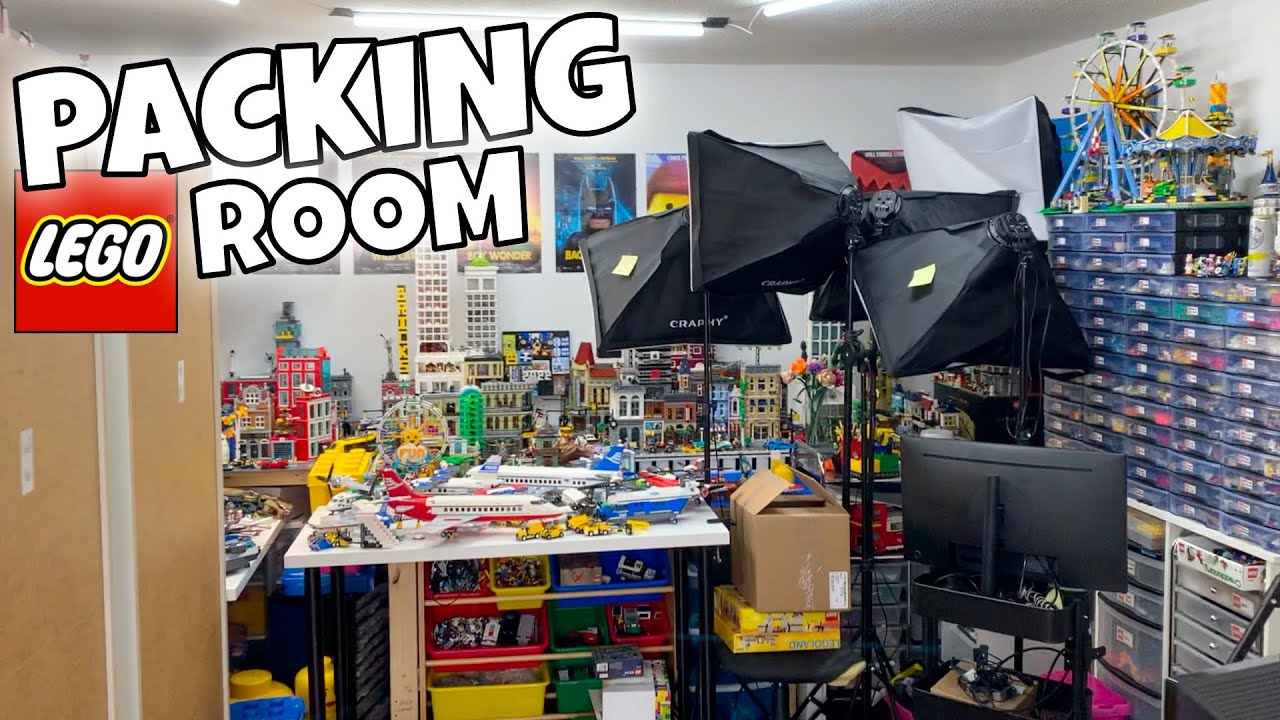 Packing up my LEGO Room 📦 🚚 - Renovation Vlog - YouTube