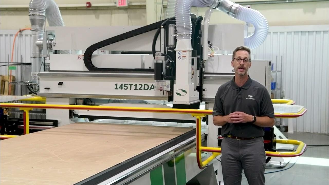 T-Series Industrial Moving Gantry Router for Automated Panel Processing by C.R. Onsrud CNC ...