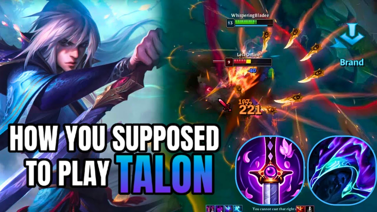 Talon mid | How to Talon the enemy team | Talon VS Ryze - YouTube