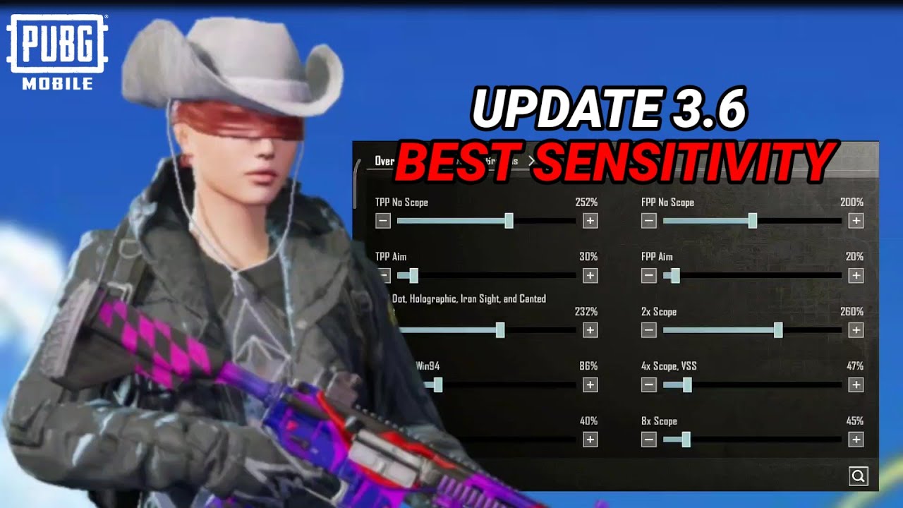 New Best Sensitivity Setting For Pubg Mobile | Perfect Sensitivity and ...