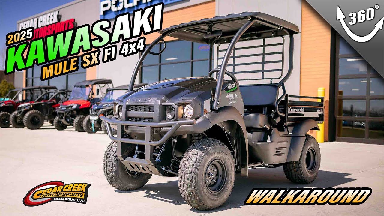 Walkaround | 2025 Kawasaki Mule SX™ 4x4 - YouTube