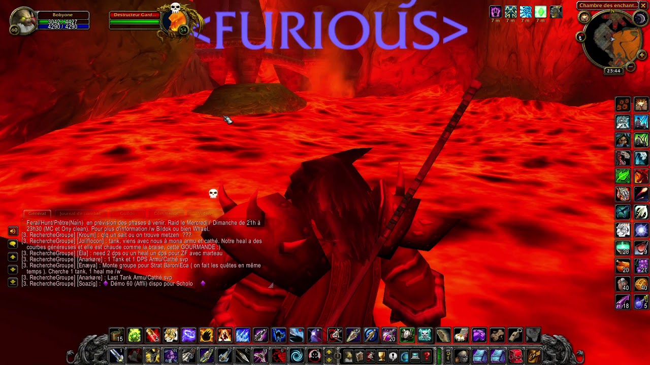 World of Warcraft Classique - Forge Noire Solo - YouTube