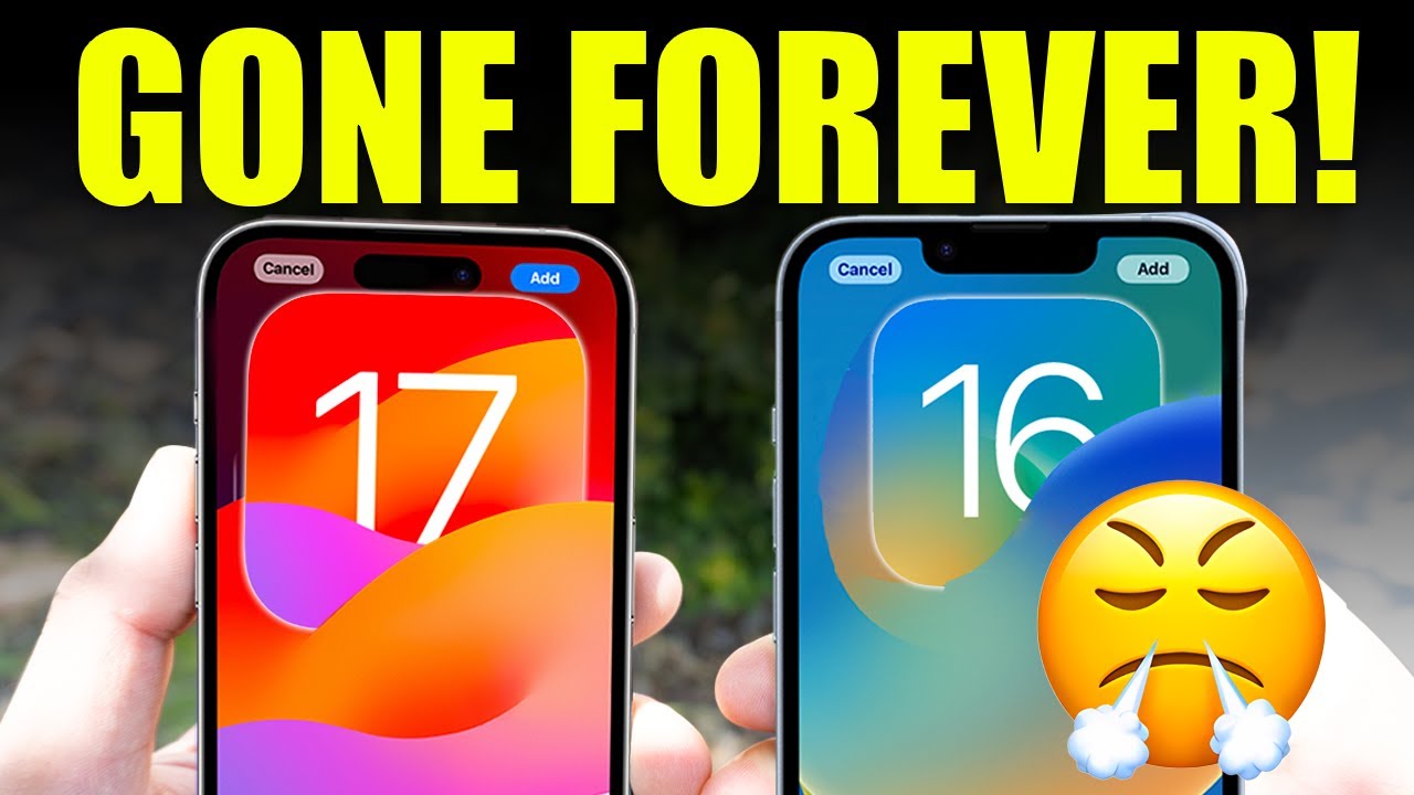 iPhone Features Apple Killed With iOS 17 - YouTube