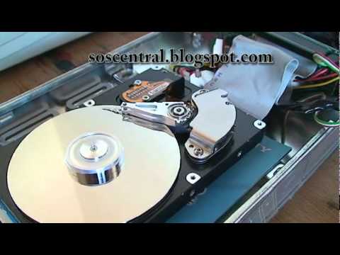 HD aberto, como e um hd por dentro - YouTube