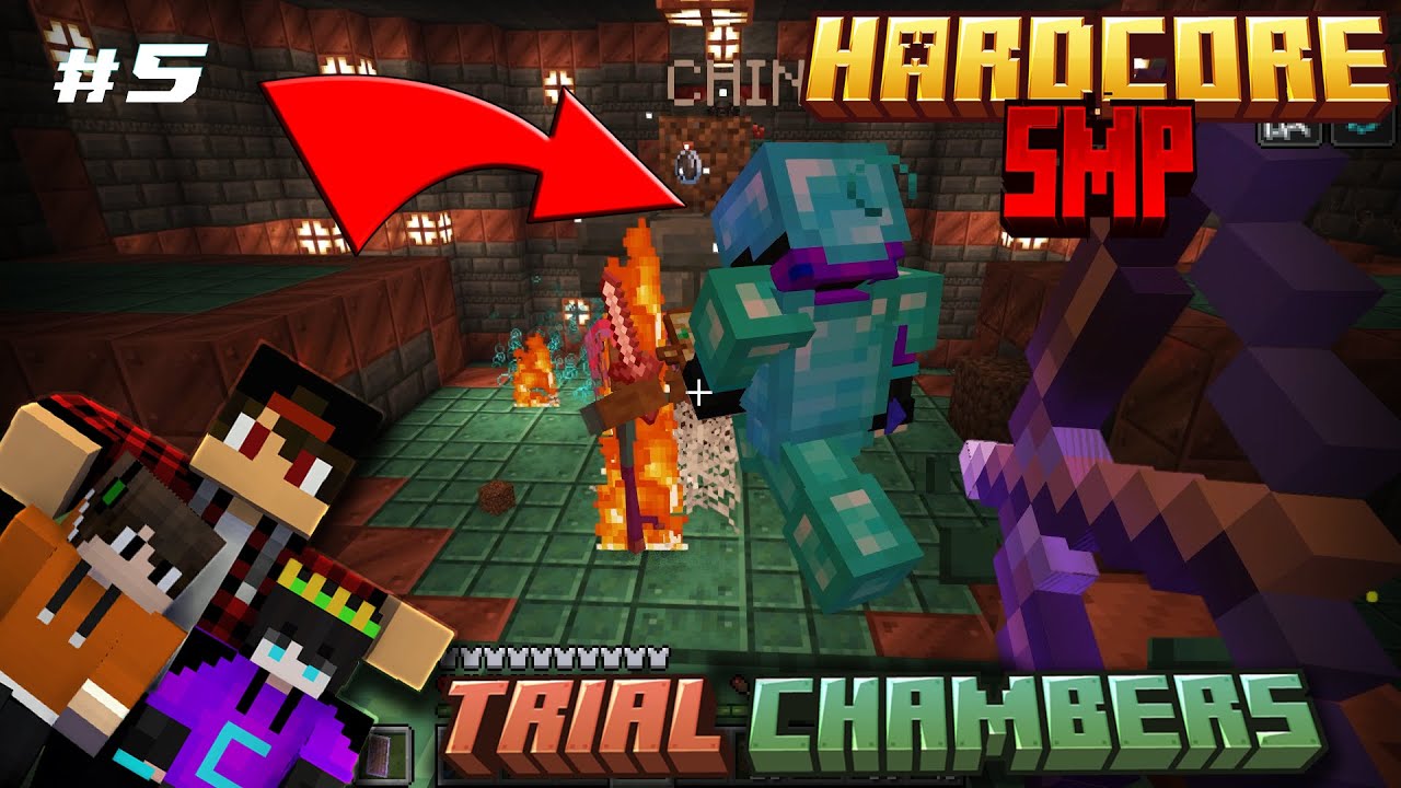 Minecraft Hardcore SMP || Ep-5 || playing with friends || # ...