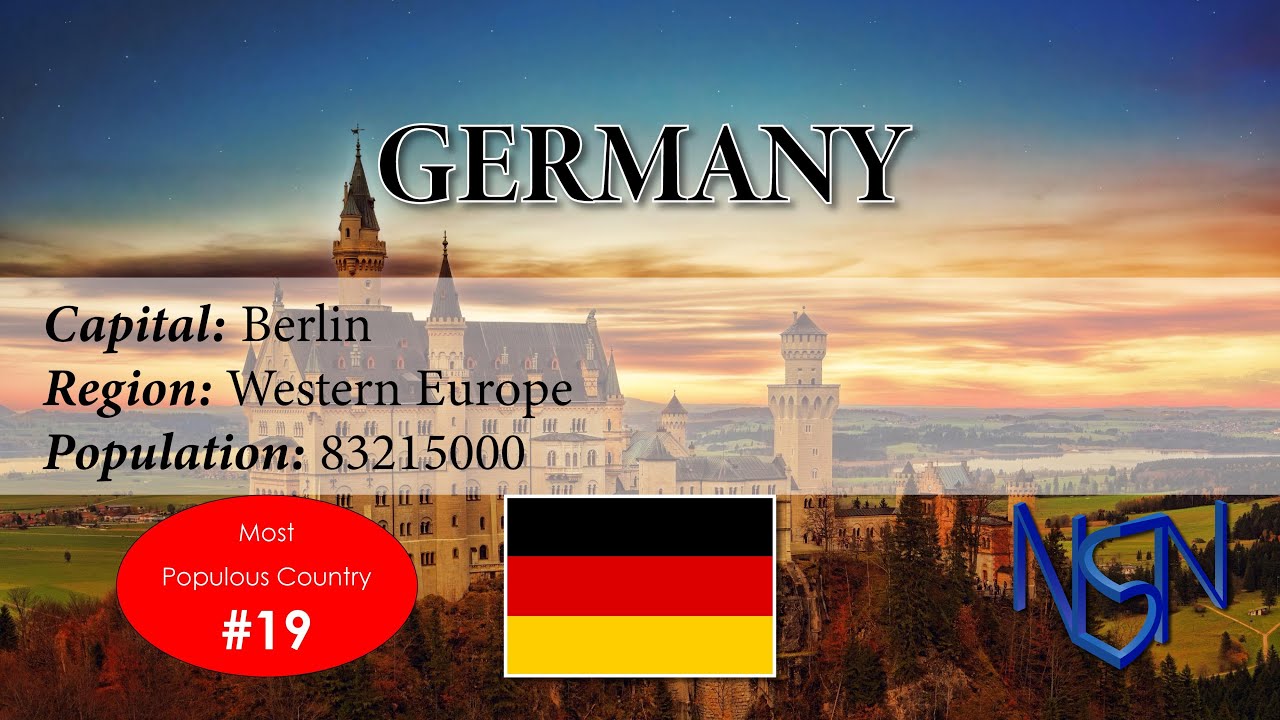 Capital, region, flag, population and other details of Germany (#19 ...