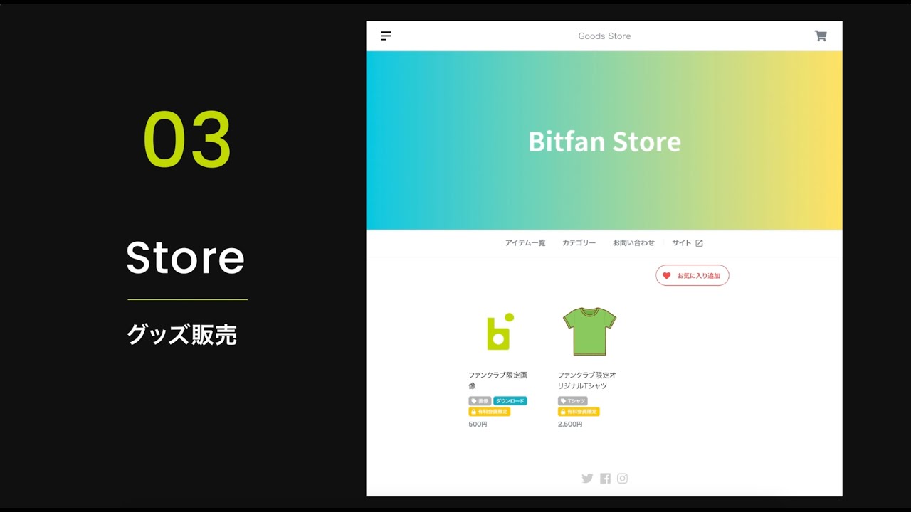 【Bitfanの使い方】03：グッズ販売 - YouTube