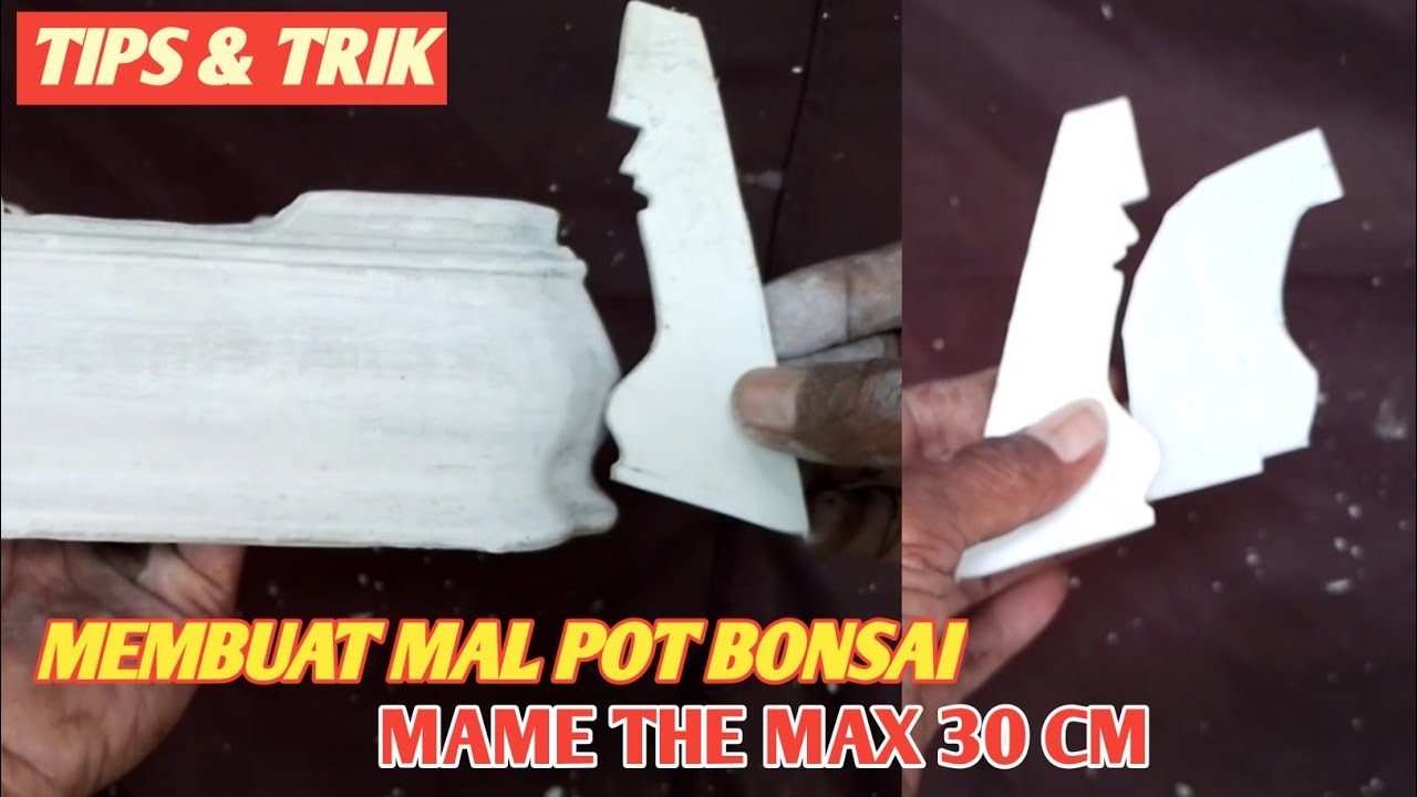 Tips dan trik / Cara membuat mal pot bonsai mame the max 30 cm / Ukuran ...