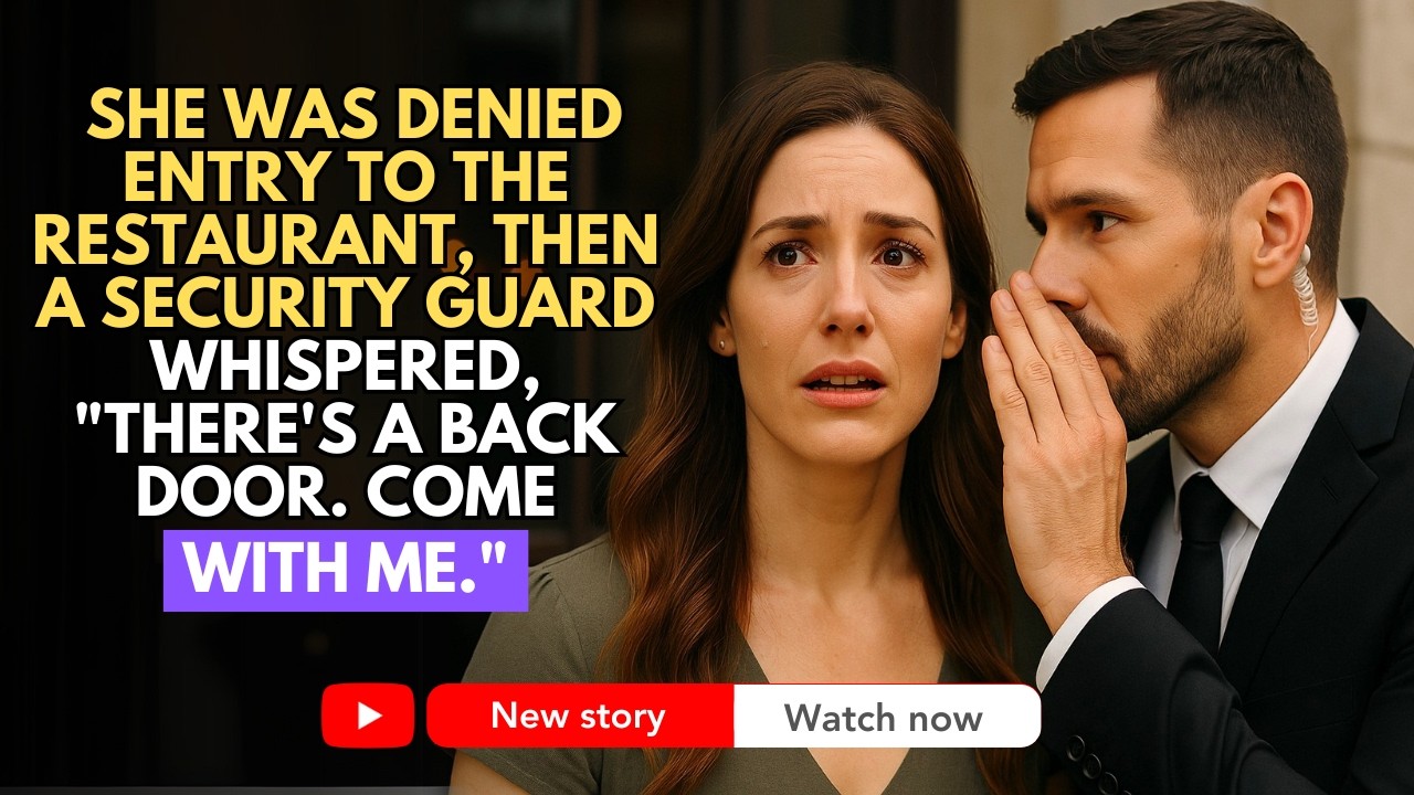She Was Denied Entry To The Restaurant, Then A Security Guard Whispered ...