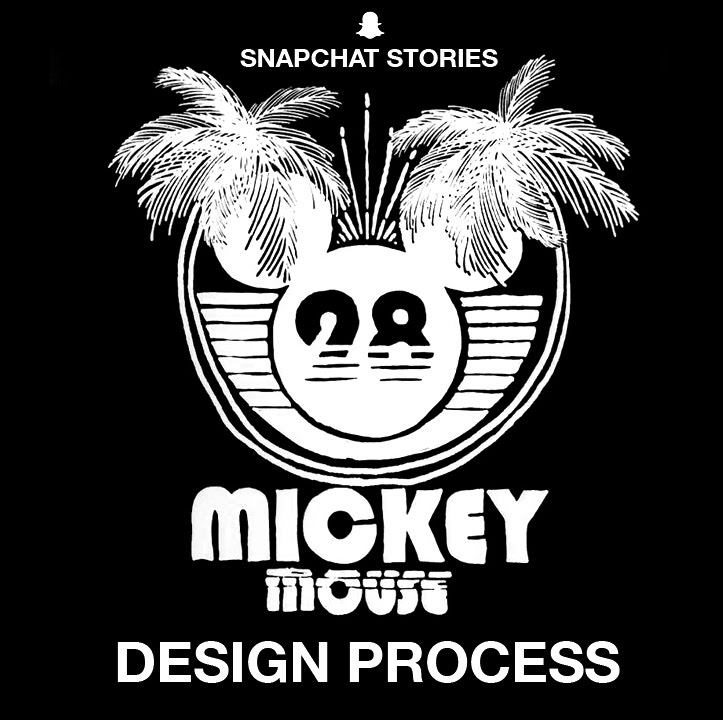 Snapchat Story: Mickey Design Process - YouTube