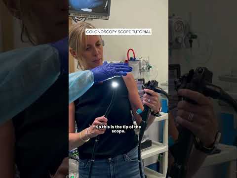 How does a colonoscopy scope work? #shorts #colonoscopy