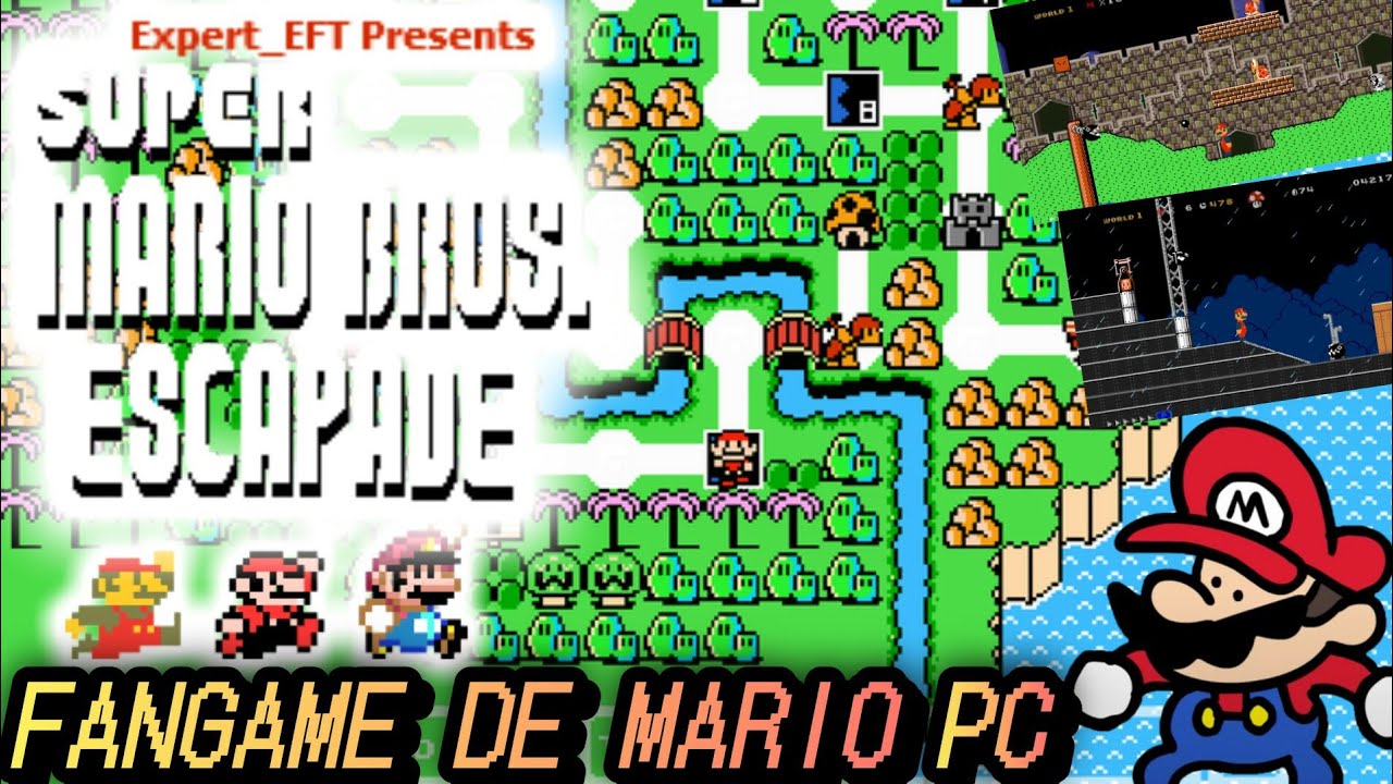 SUPER MARIO BROS ESCAPADE /FanGame de Mario PC - YouTube
