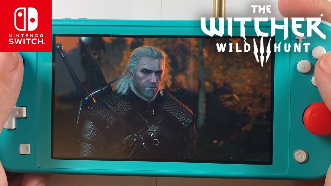 Witcher 3 on the Nintendo Switch Lite - part 3 - YouTube