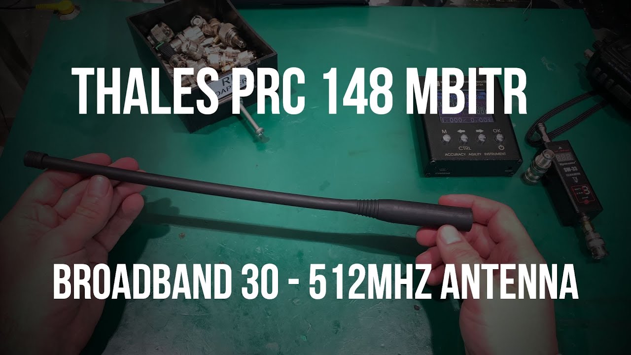 Thales PRC 148 (PRC 152) MBITR broadband 30 - 512MHz antenna 23386 ...